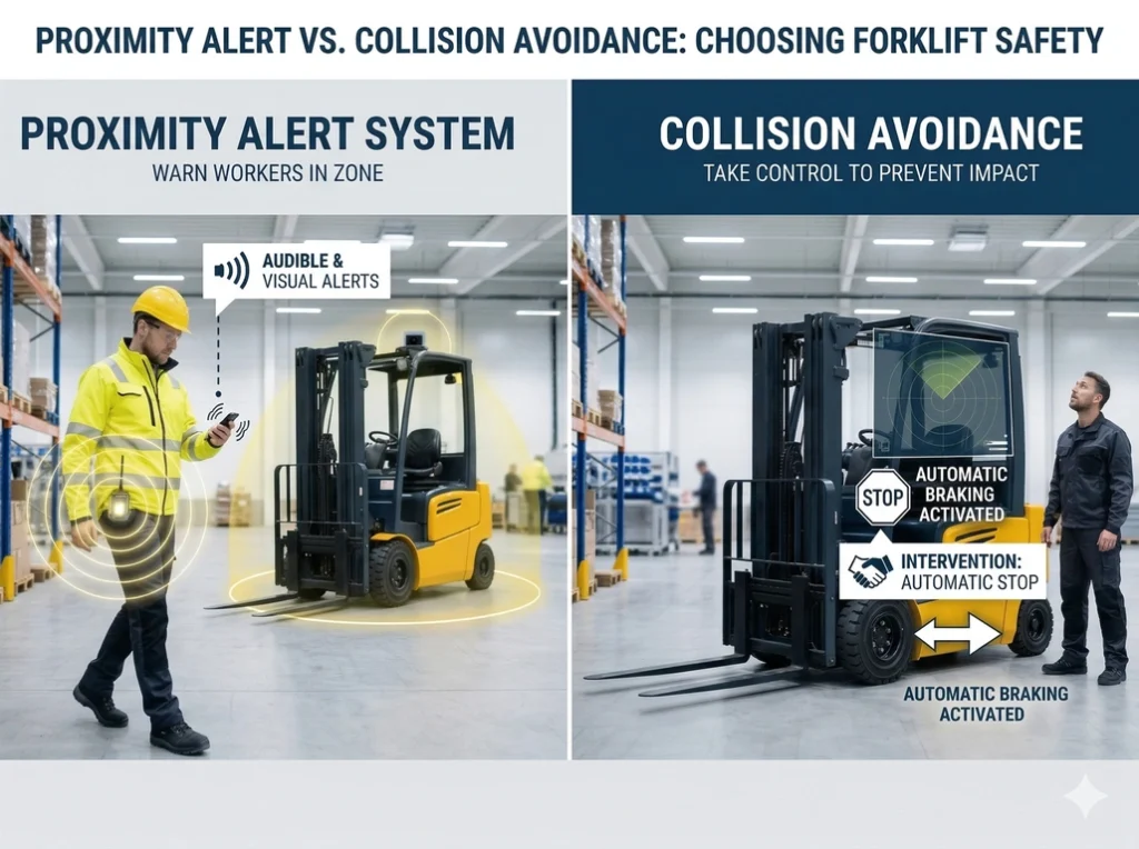 Forklift Proximity Alert System Vs Collision Avoidance